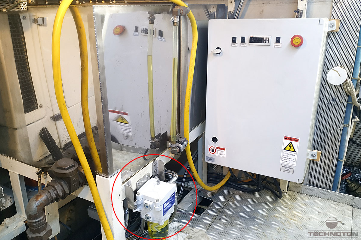 Installation of a fuel flow meter DFM and CAN-display on a vessel ...